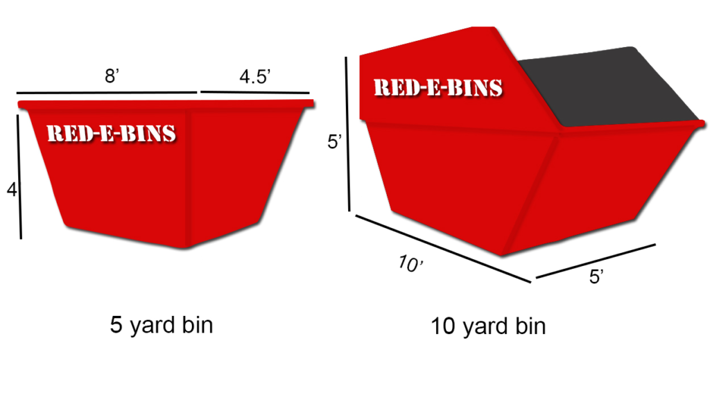 Red-E-Bins – Residential and Commercial personal waste disposal service.